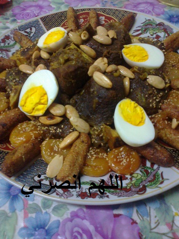 اللحم بالبرقوق,طاجين اللحم بالبرقوق,اللحم ديال الاعراس,اللحم مدغمر,لحم ...